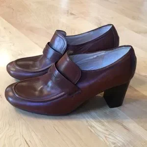 Amalfi | Shoes | Amalfi By Rangoni Leather Block Pumps | Poshmark